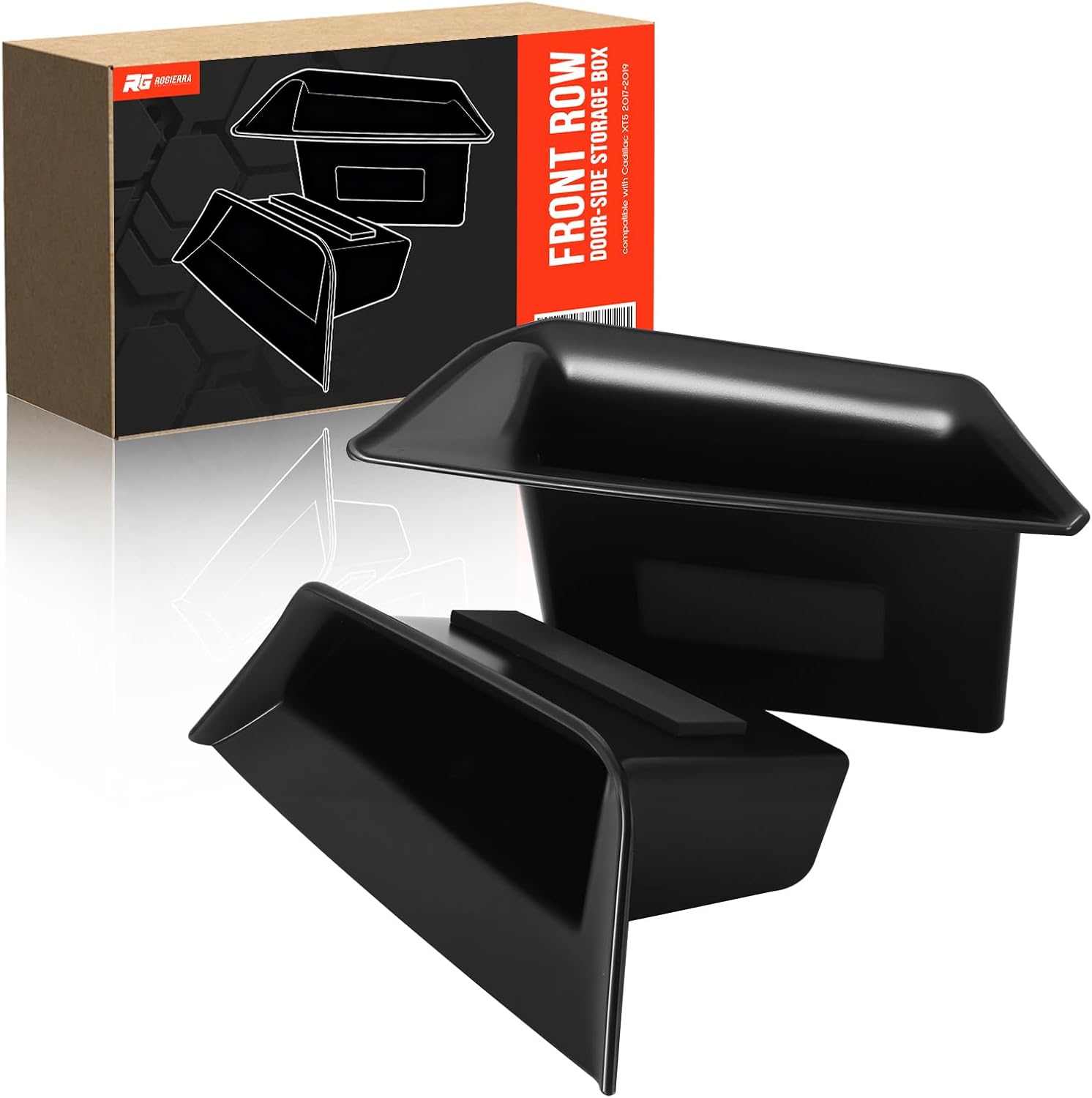 Amazon.com: Rogierra for Cadillac XT5 2017-2019 Front Door Storage Box ...