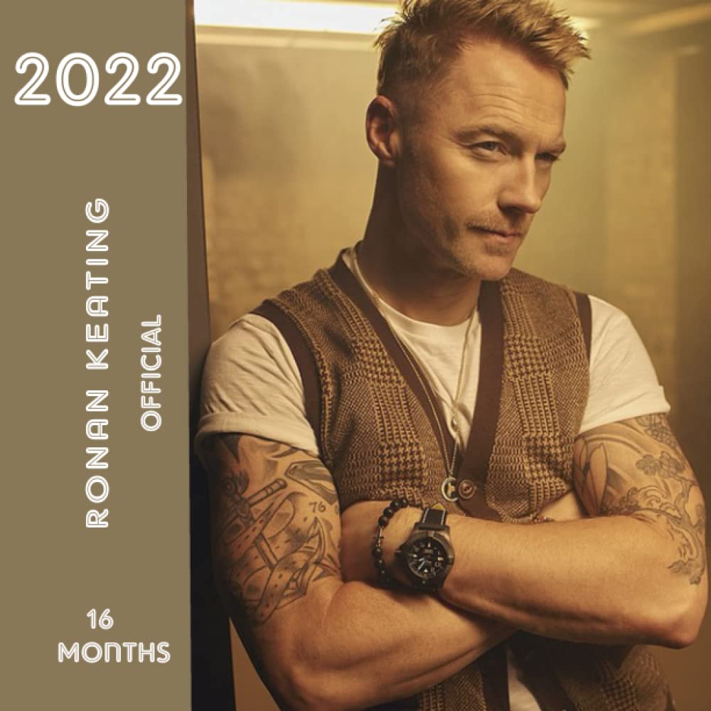 Ronan Keating Calendar 2022 Ronan Keating Official 2022 Calendar Tv ...