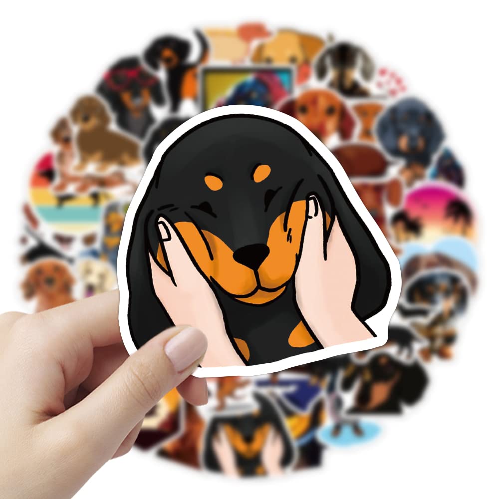 Snapklik.com : Cute Dachshund Dog Stickers For Kids Girls Boys 50 Pack ...