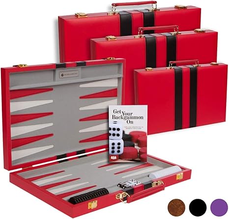 Amazon.com: Get The Games Out Top Backgammon Set - Small Travel Size ...