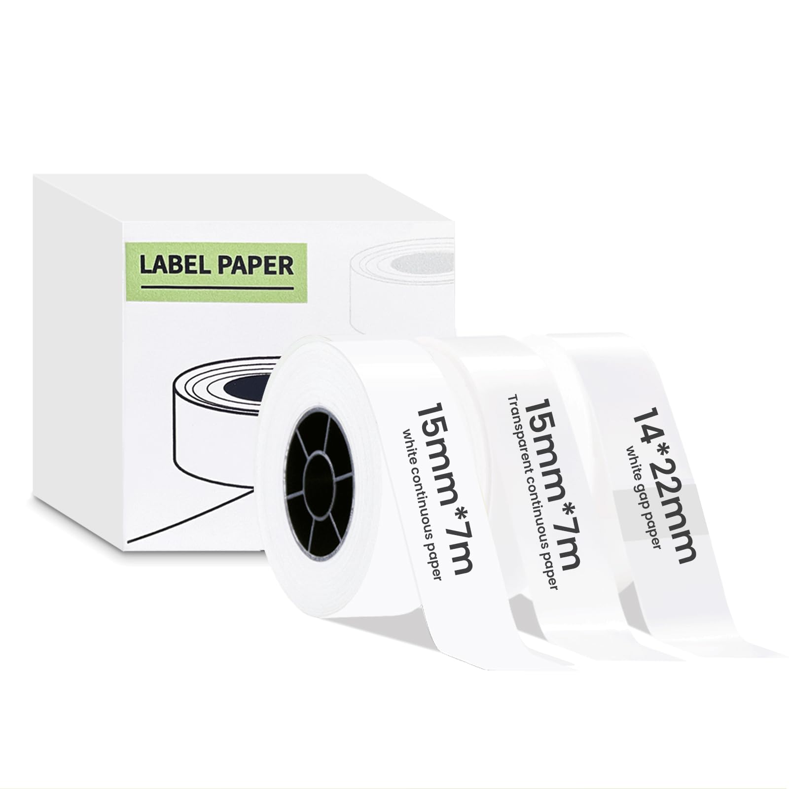 Snapklik.com : Vretti HP4 Label Maker Tape,3 Rolls Of Thermal Stickers ...