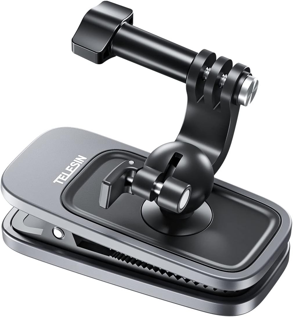 GoPro Magnetic Swivel Clip - Official GoPro Accessory, Black, ATCLP-001 ...