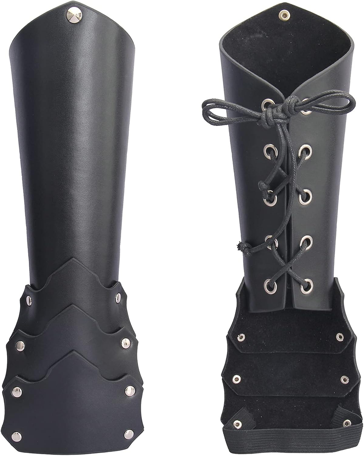 Amazon.com: Medieval Leather Gauntlet Wristband Archery Bracer Viking ...