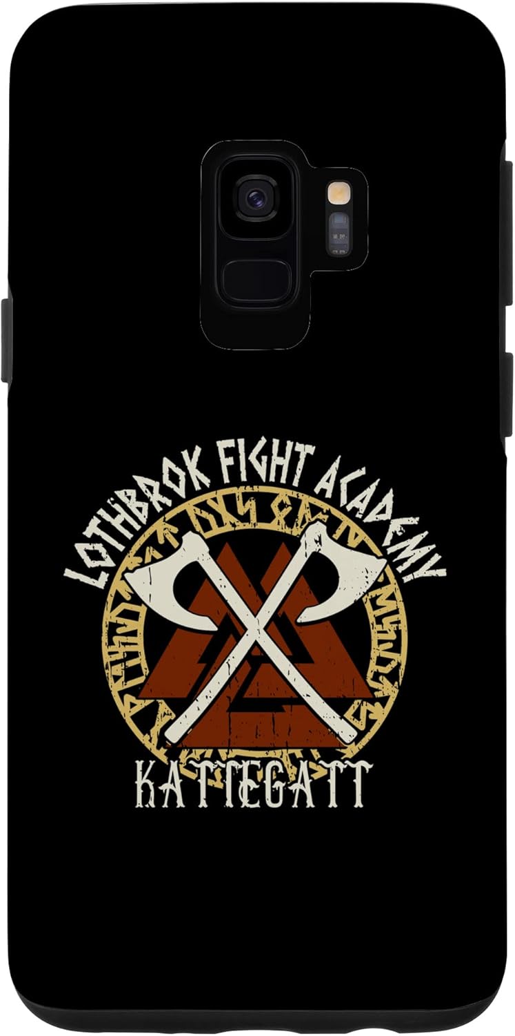 Amazon.com: Galaxy S9 Lothbrok Fight Academy, Floki Kattegatt Valknut ...