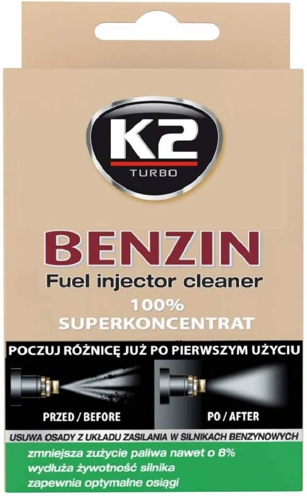 Amazon.com: K2 Benzin Fuel Injector Cleaner Gasoline Engines System ...
