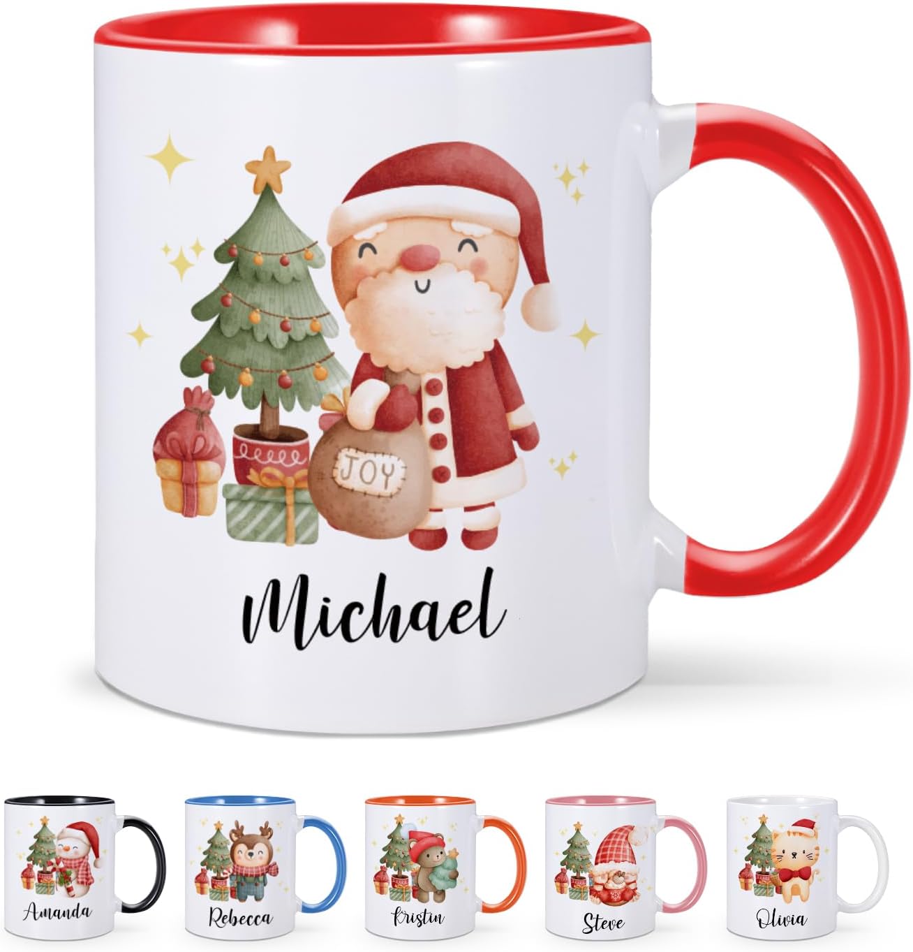 Custom Christmas Hot Cocoa Mug Personalized Christmas Coffee Mug Bulk ...