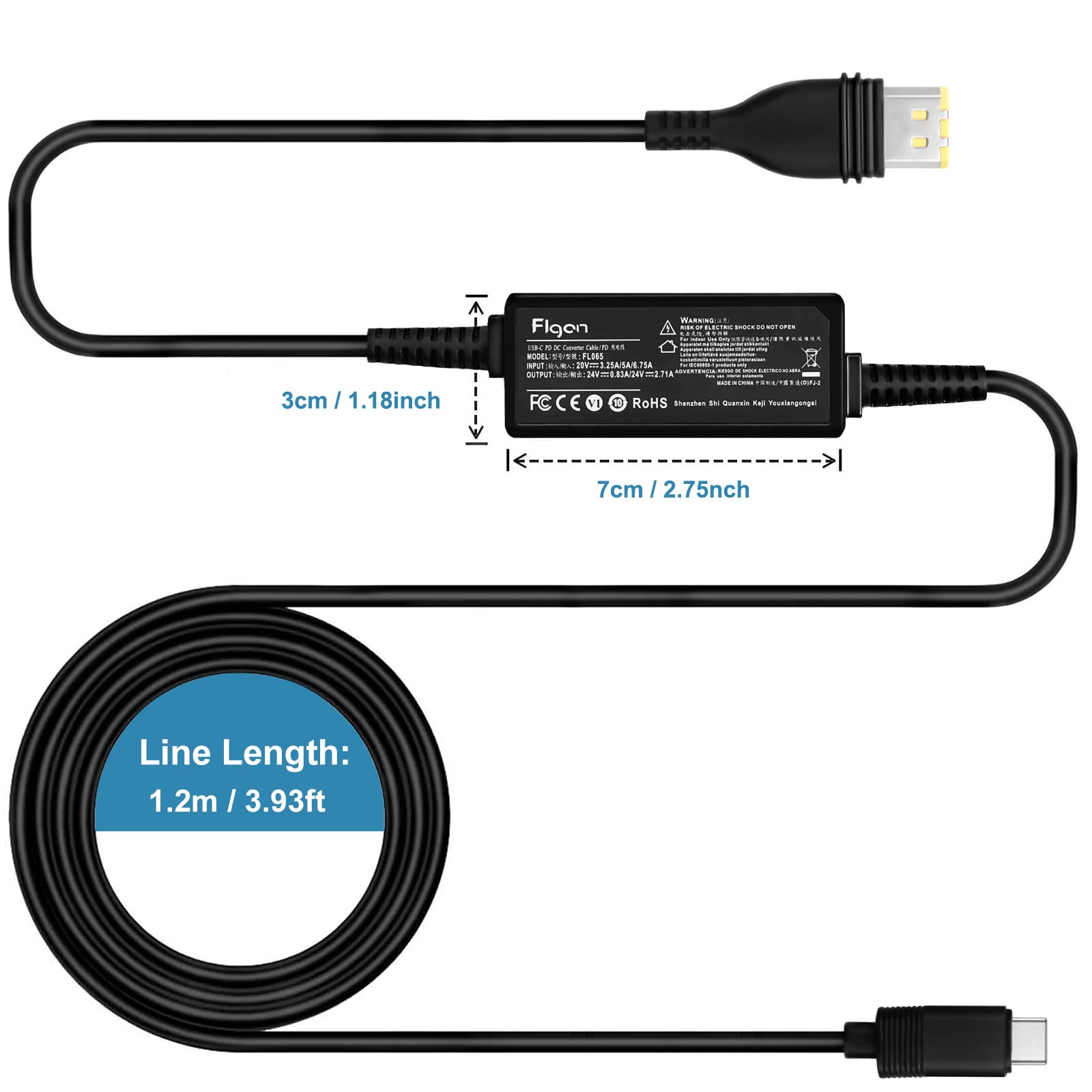 FLGAN 20V PD USB-C Power Supply for ResMed AirSense 11 Air 11 Airmini ...