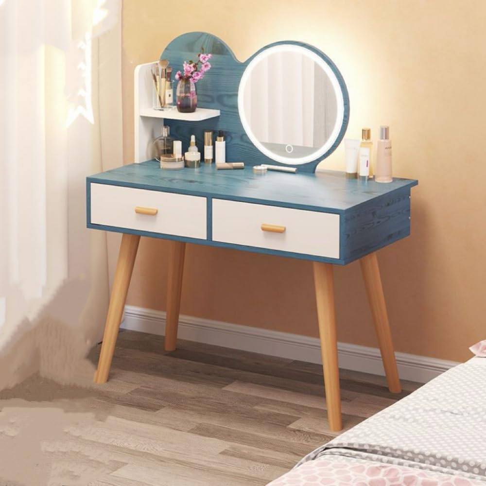 Buy Modern Minimalist Dressing Table with Drawers, Dressing Table Set ...
