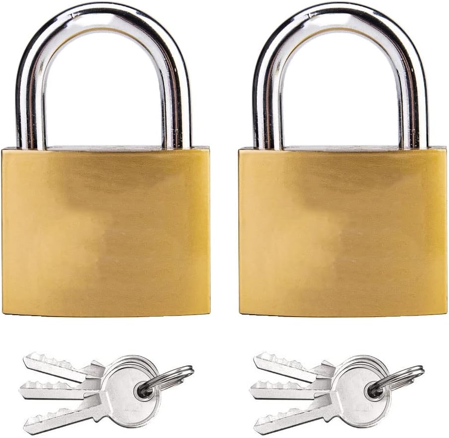 Sterling BPL150 Ecobbler Brass Padlock with 2 Keys, Brass, 50 mm ...