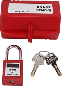 Amazon.com: Zixyqol Lockout Tagout Plug Lock, Power Three Socket Lock ...