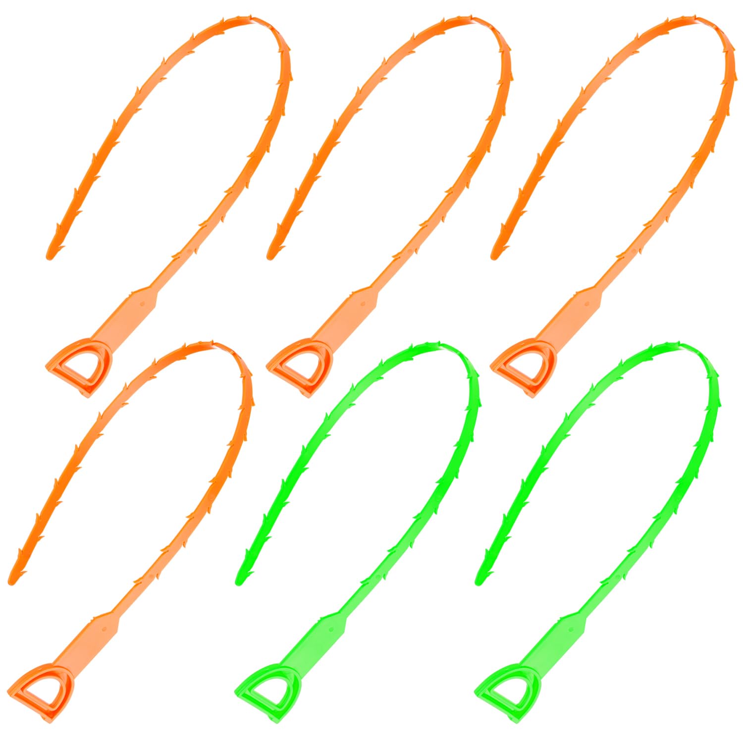 Snapklik.com : POPULO 6-Pack 25 Inch Hair Drain Clog Remover Powerful ...