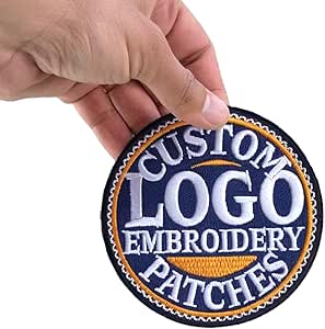 Amazon.com: Personalized Photo or Logo Patch Multi Shape Embroidery, Custom Embroidered Sew On ...
