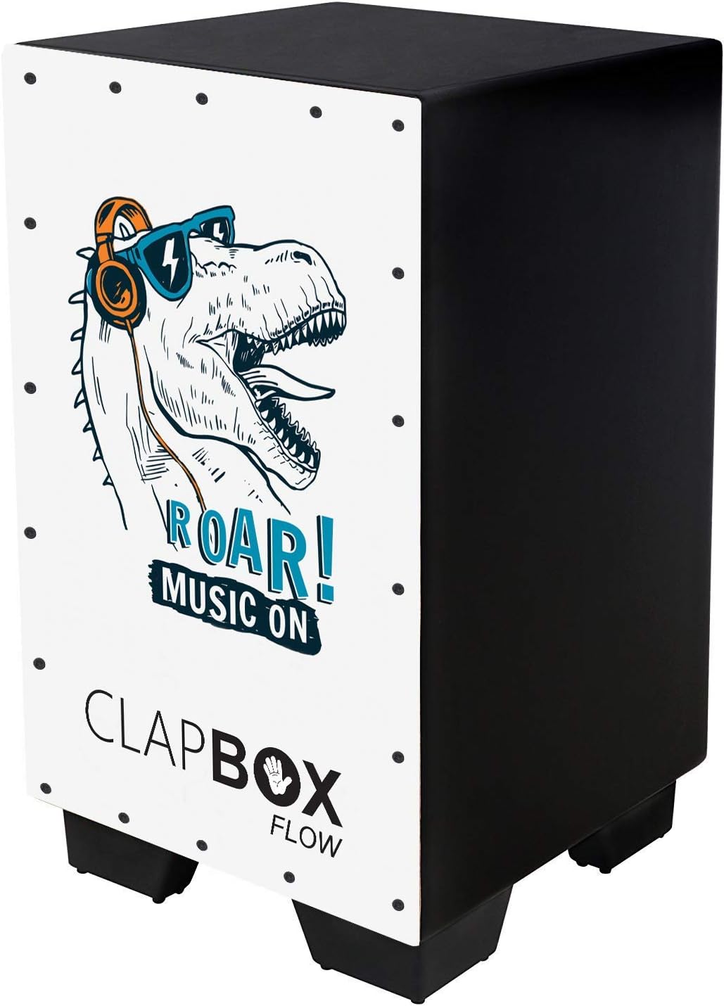 Clapbox Cajembe Cajon (4 instruments in 1) - Rubber wood (H:50 W:30 L ...