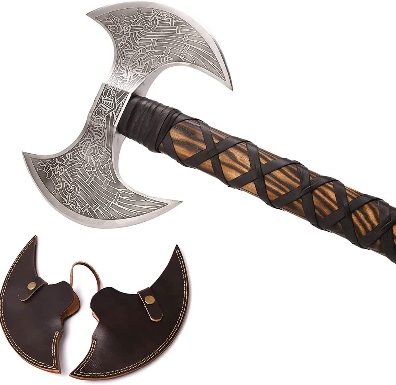 Amazon.com : VIKING HOUSE I Vikings Odin's Double Head Viking Axe ...