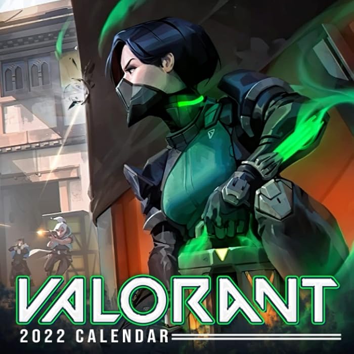 Buy Valorant 2022 Calendar: Action Video Game Squared Monthly Calendar ...