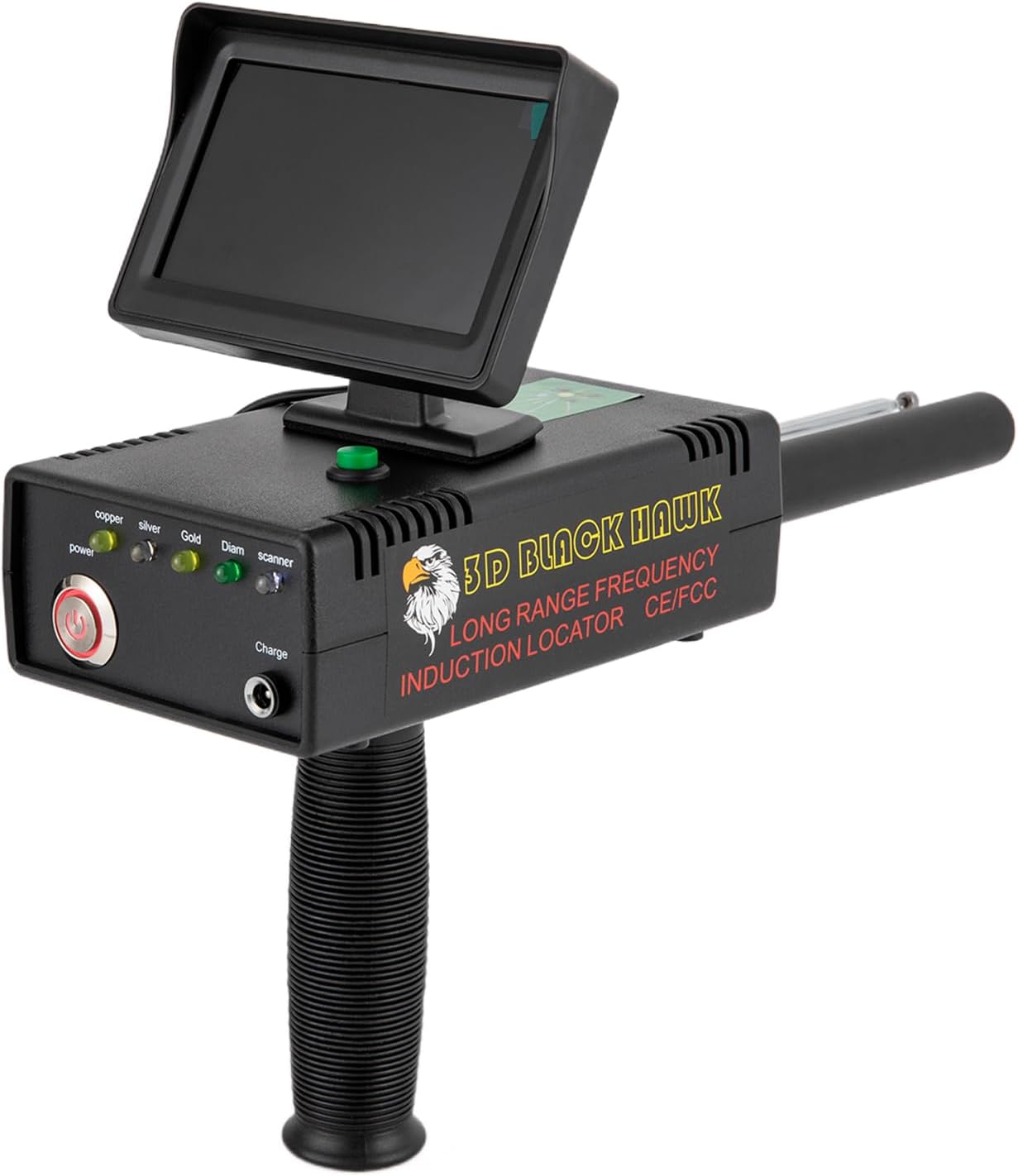 Amazon.com : Futchoy GR-100 Long Range Mini Metal Detector Mini Long ...