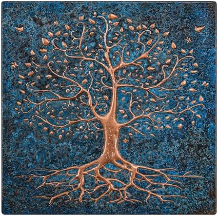 Amazon.com: Kitchen Backsplash, Tree with Roots Copper Backsplash ...