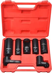 Prokomon 7 Pieces Oxygen Sensor Socket Set; Oxygen o2 Sensor Wrench ...