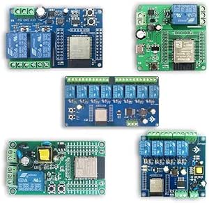 Amazon.com: EHHXTXFWA 1/2/4/8 Channel ESP32 WiFi Bluetooth BLE Relay Module AC90-250V/DC5-30V ...