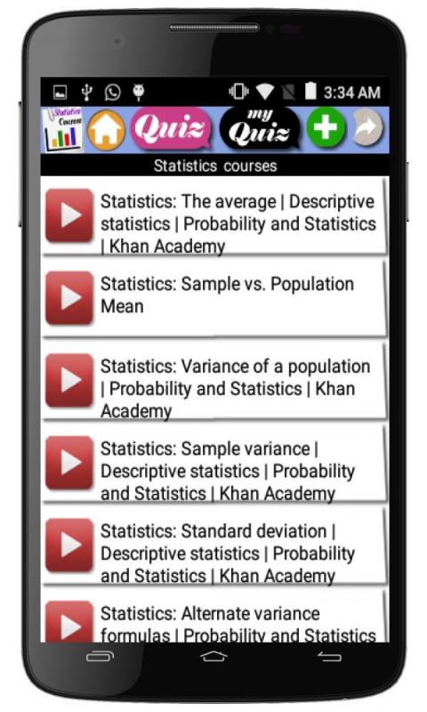 Statistics Courses - App on Amazon Appstore