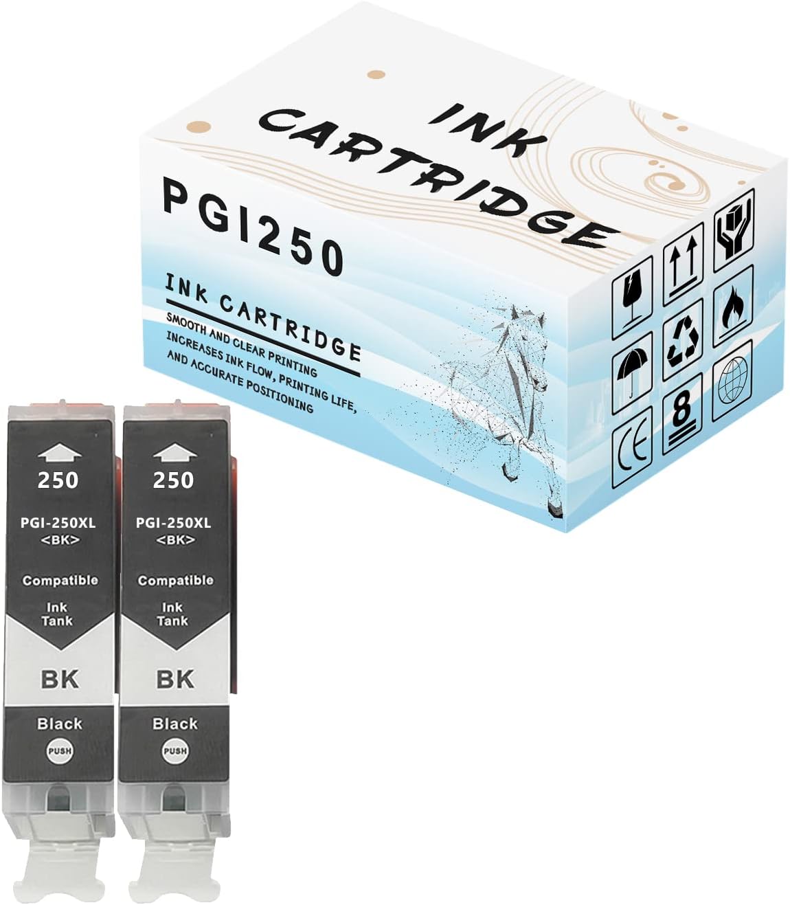 Amazon.com: 250 251 Compatible Ink Cartridge Replacement for Canon ...