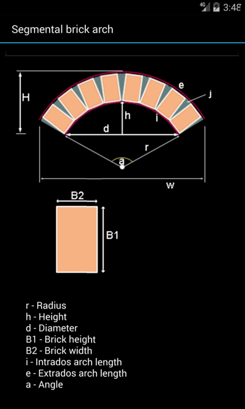 Brick Arch Calculator-Amazonアプリストアのアプリ