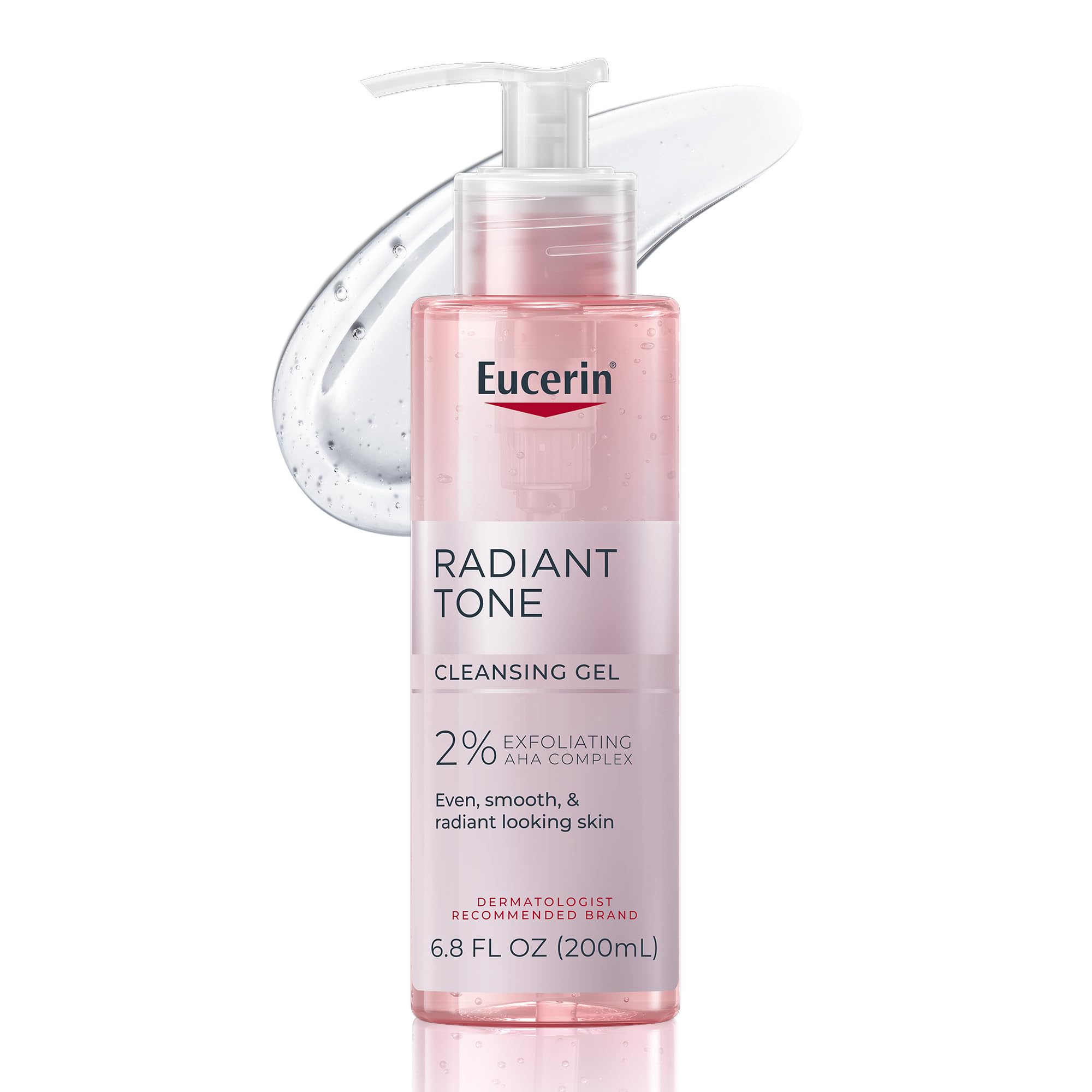 Amazon.com: Eucerin Radiant Tone Cleansing Gel with AHA Complex, Face ...