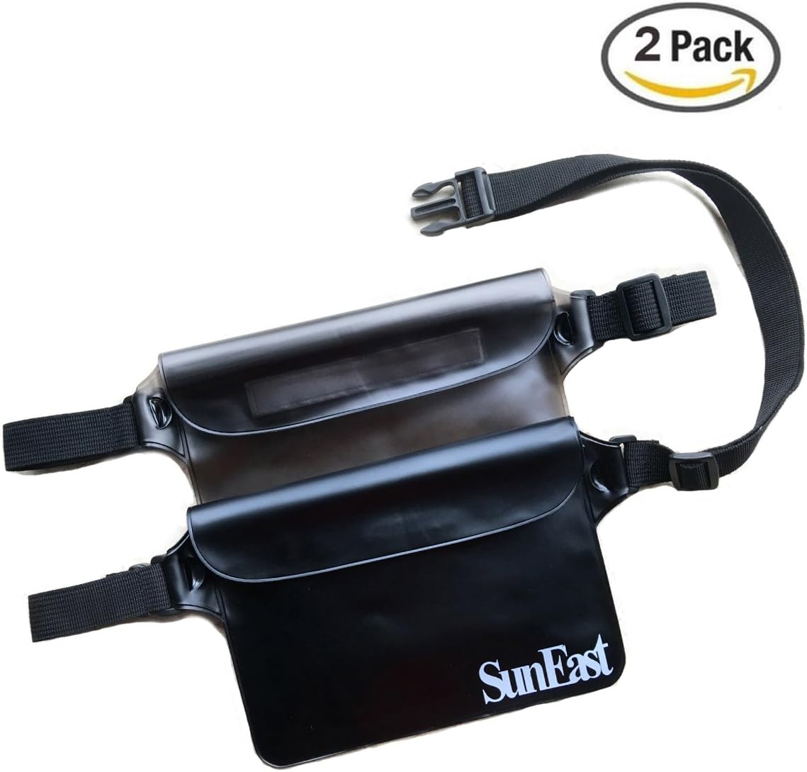 Amazon.com: SunEast Swimming Wallets(Pack of 2, Black/Gray),Summer Swim ...