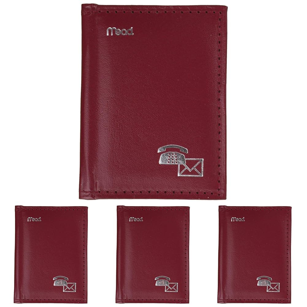 Amazon.com : Mead Mini Telephone & Address Book, Assorted Colors, Color ...