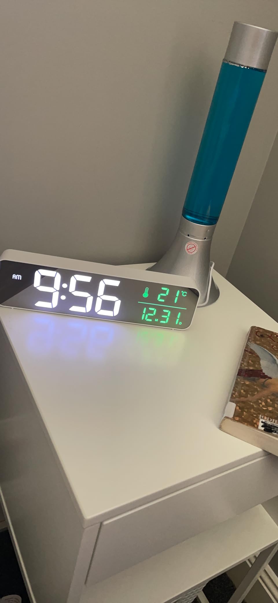 AMIR Digital Clock Large Display, Newest 10.5'' Digital Wall Clock for ...