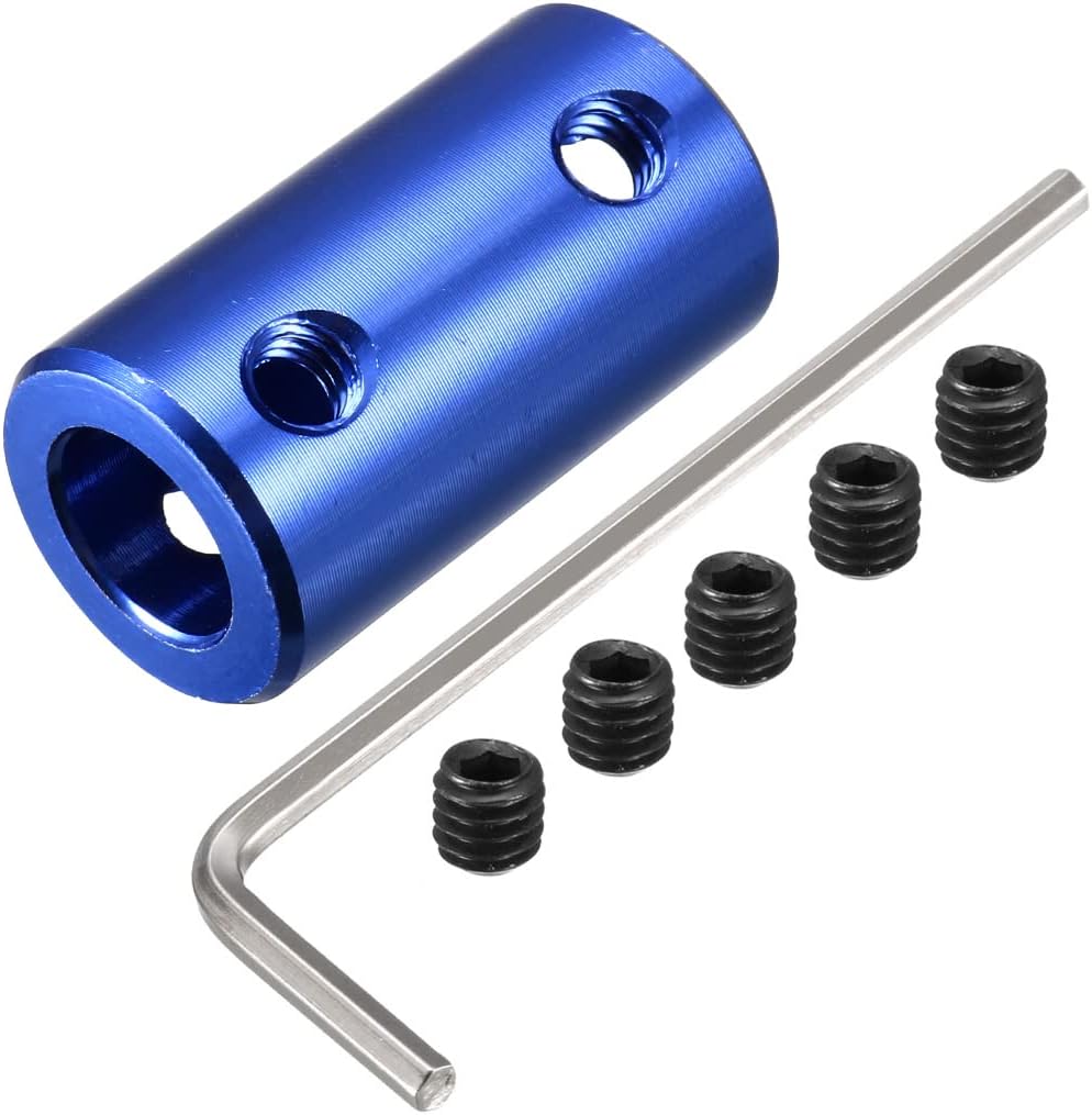 Amazon.com: uxcell 8mm to 8mm Bore Rigid Coupling Set Screw L22XD14 45 ...