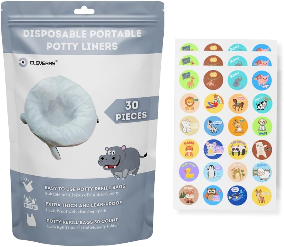 Amazon.com : 60 Refill Potty Bags: Absorbent, Disposable Potty Liners ...