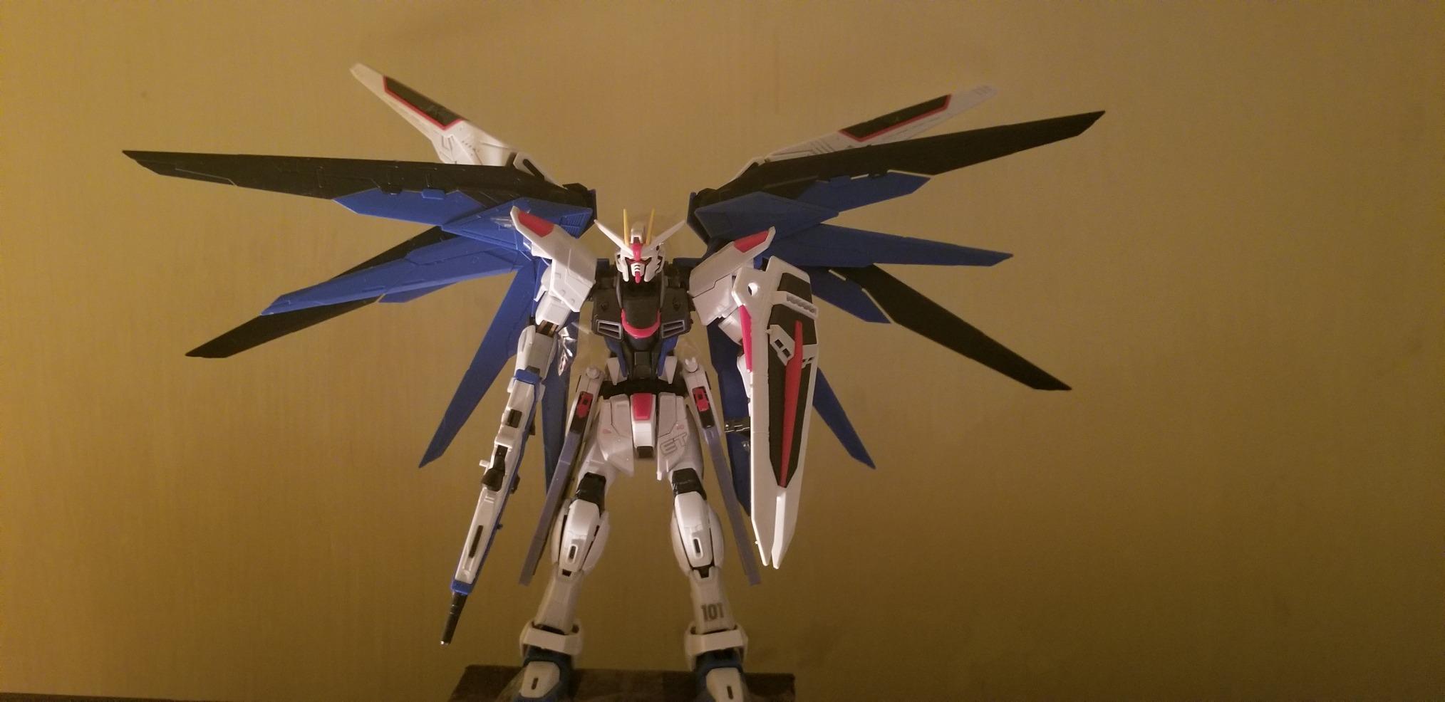 Bandai Gundam 1/144 Scale Real Grade Kit Freedom - Multi Color : Amazon ...