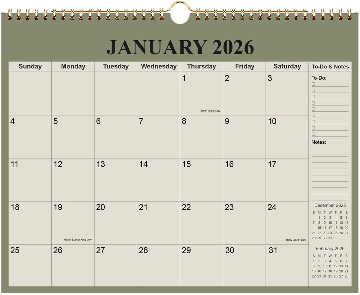 Snapklik.com : Calendar 2026 - Wall Calendar 2026-2027 From January ...