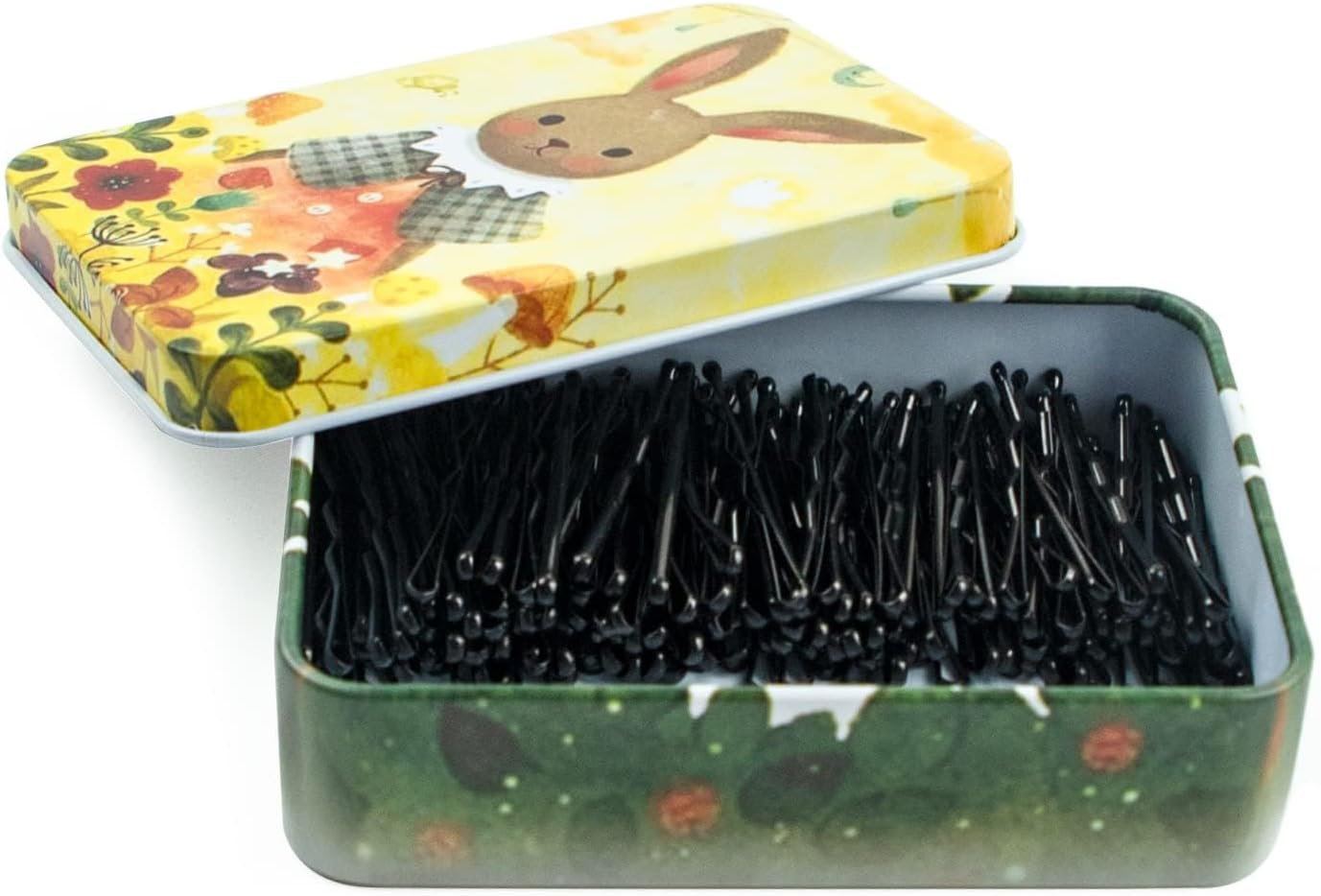 Amazon.com : Mini Bobby Pins Black with Cute Case, 200 CT 1.38 Inch ...