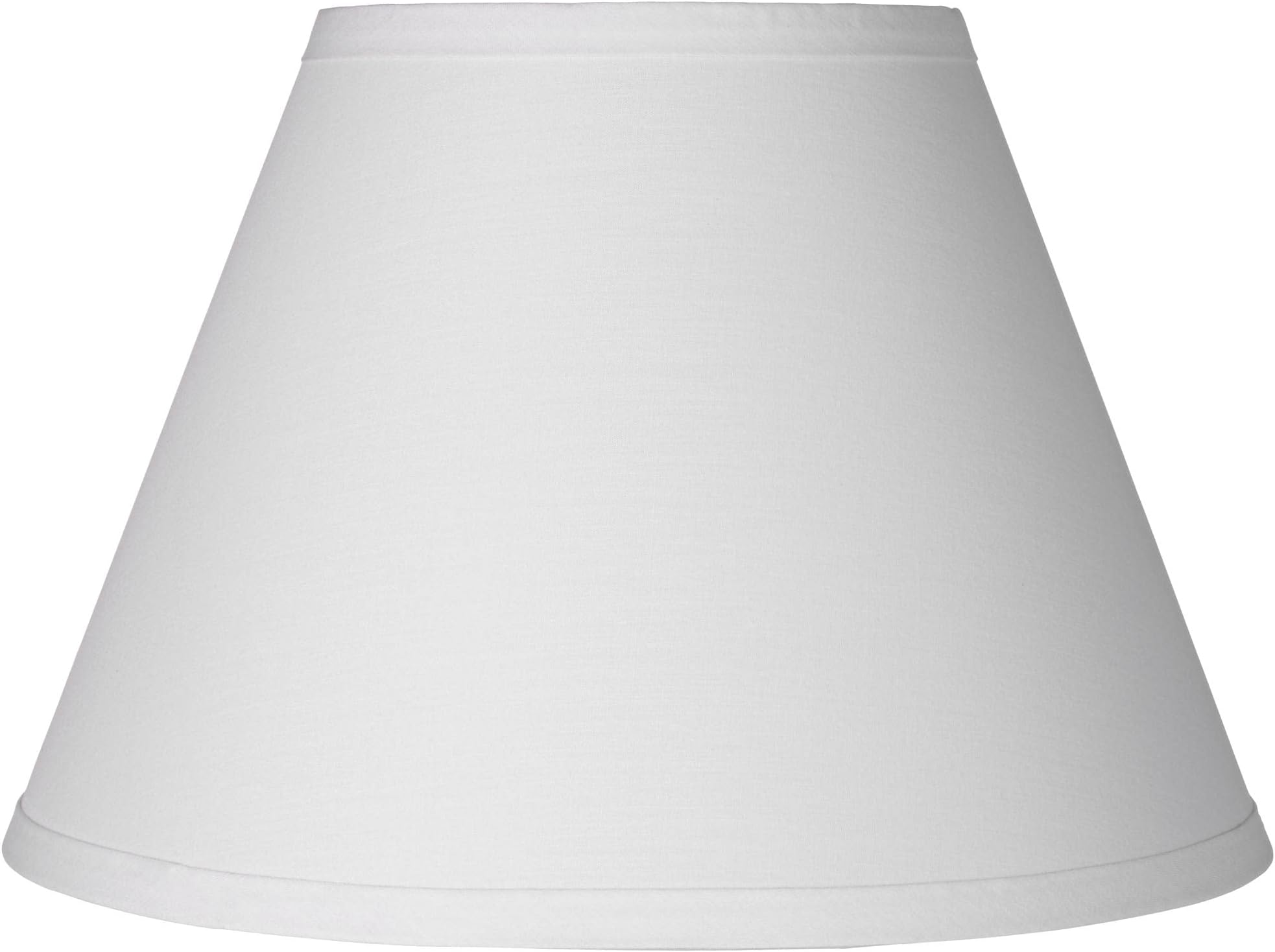 Empire Lamp Shade Ivory French Drape White Large 6" Top x 17" Bottom x ...