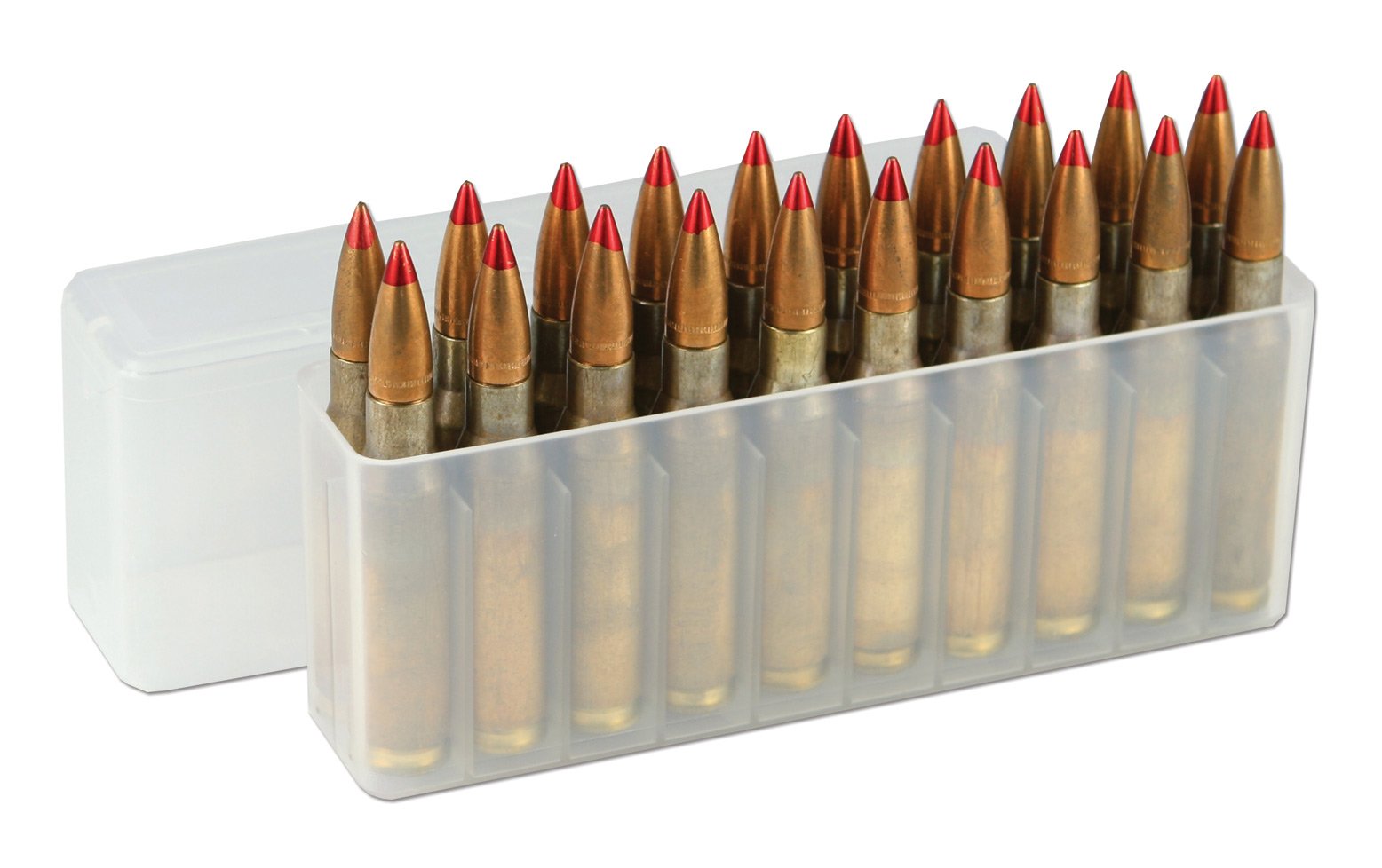 Amazon.com: Berry's 20 Round Ammo Box, Clear Plastic Fits .243, .308, 7 ...