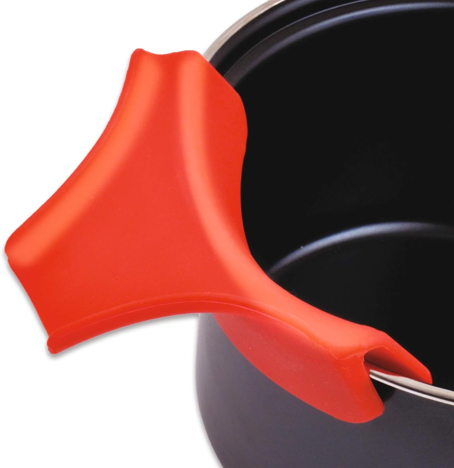 Burwells Red Pouring Spout Utensil Pot Attachment - Makes For ...