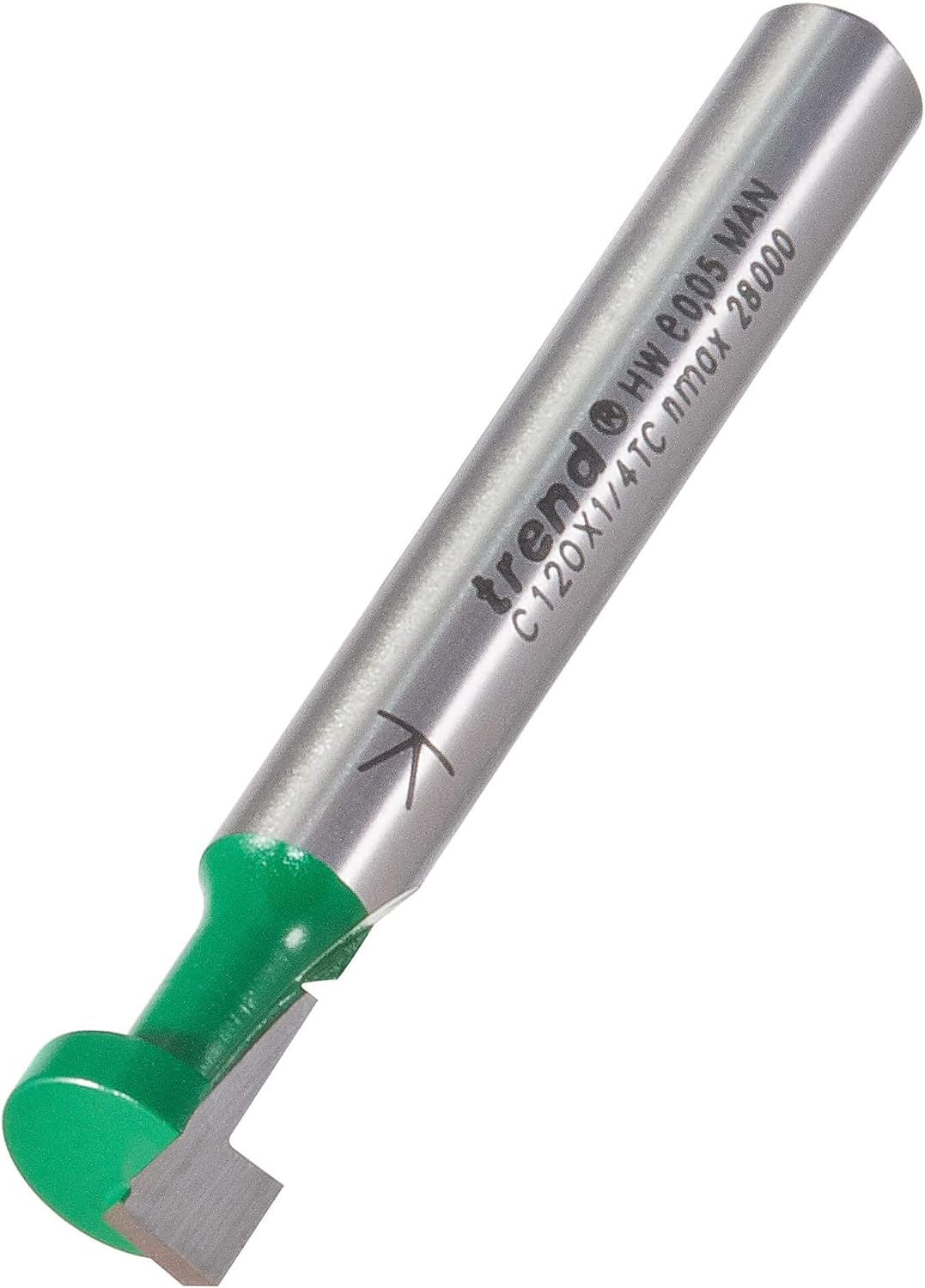 Trend CraftPro Keyhole Router Cutter Bit, 1/4 Inch Shank, 4.5mm Cutting ...