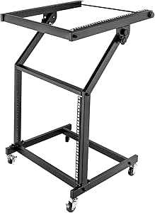 Amazon.com: 9U DJ Mixer Stand, Professional Rack Mount DJ Mixer Stand ...