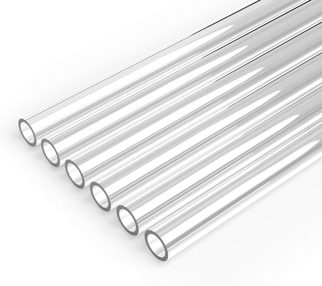 Amazon.com: Bykski Frosted PMMA Hard Tube OD 12/14/16mm 50cm Length ...