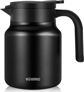 Amazon.com: WYHVAND 34Oz Thermal Coffee Carafes For Keeping Hot/Cold, Stainless Steel Coffee ...