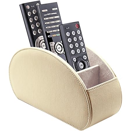 Amazon.com : Fosinz Remote Control Holder Organizer Table Desk Leather ...