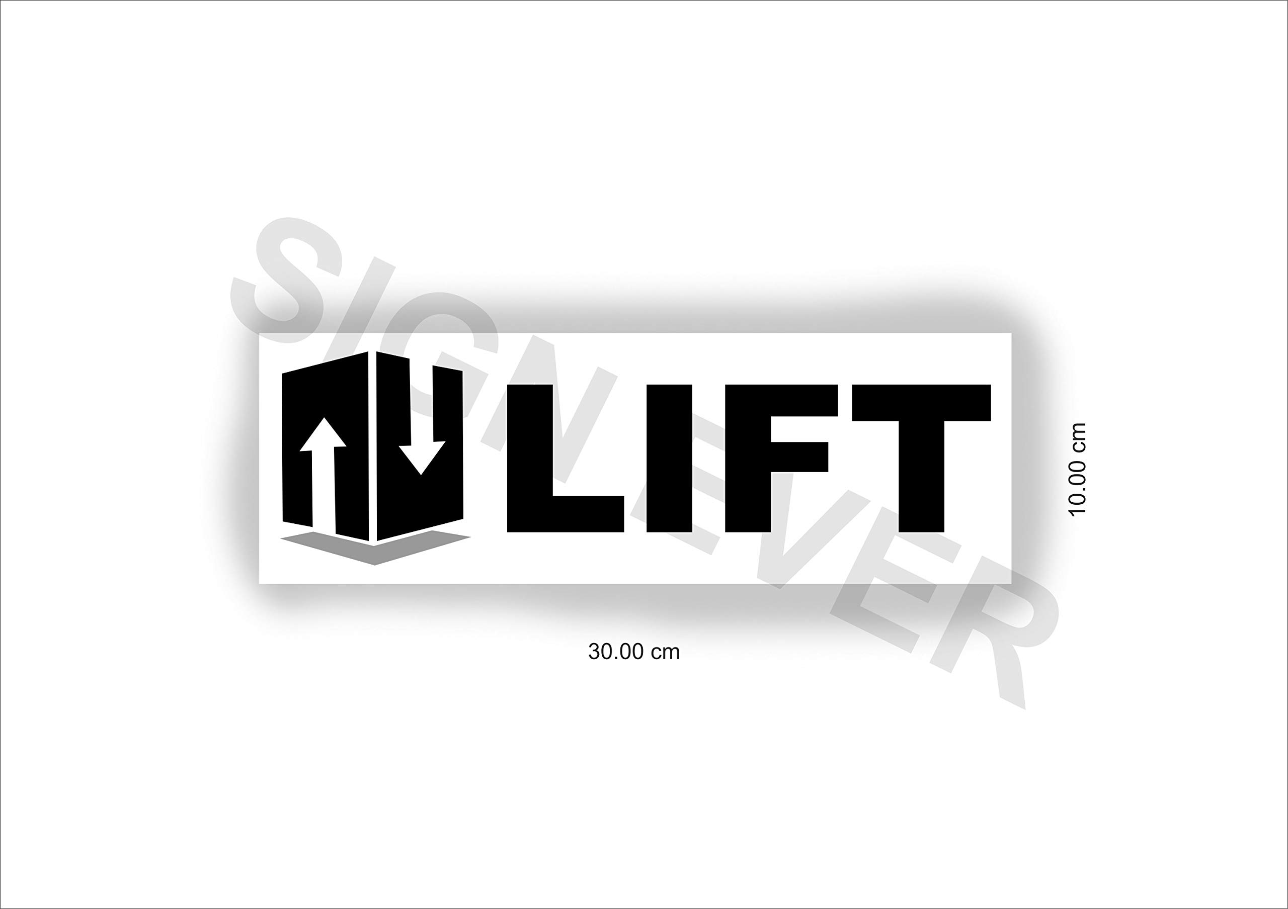 Buy SIGN EVER Lift Sign Board Hospital Office Factory Shopping Mall ...