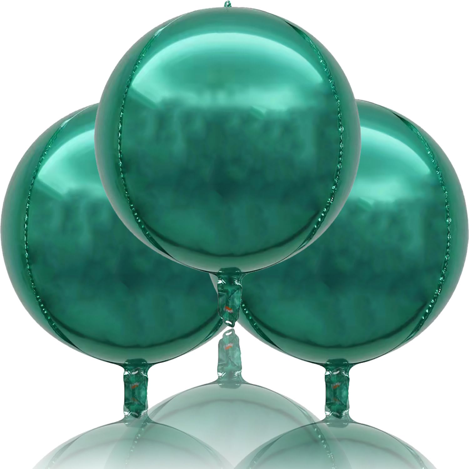 Amazon.com: 4D Dark Green Balloons 22 Inch 360 Degree Round Sephere ...