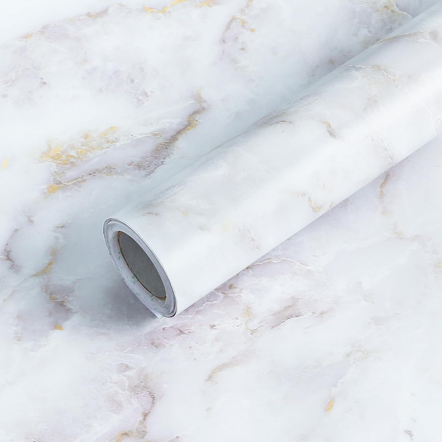Amazon.com: rabbitgoo Marble Contact Paper for Countertops, Self ...