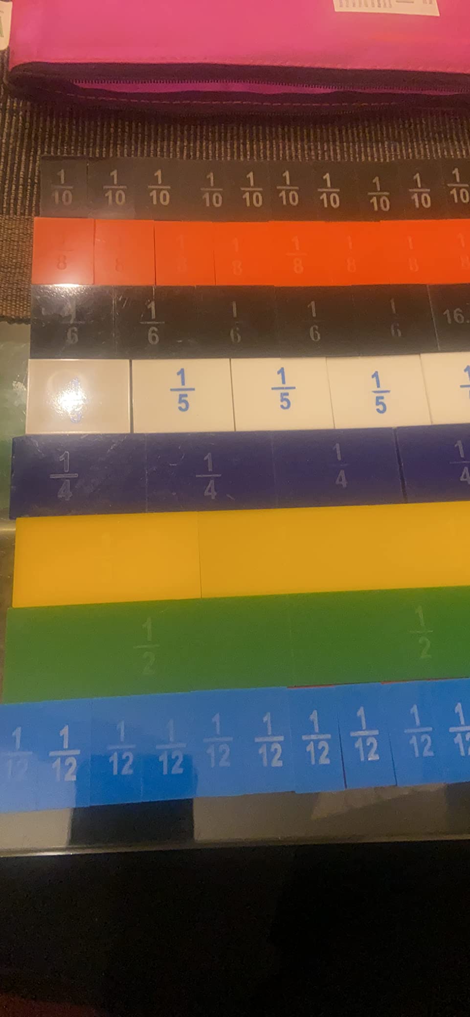 Buy Edulearnable Rainbow Fraction Tiles|Early Math Skills|Visual Aid ...