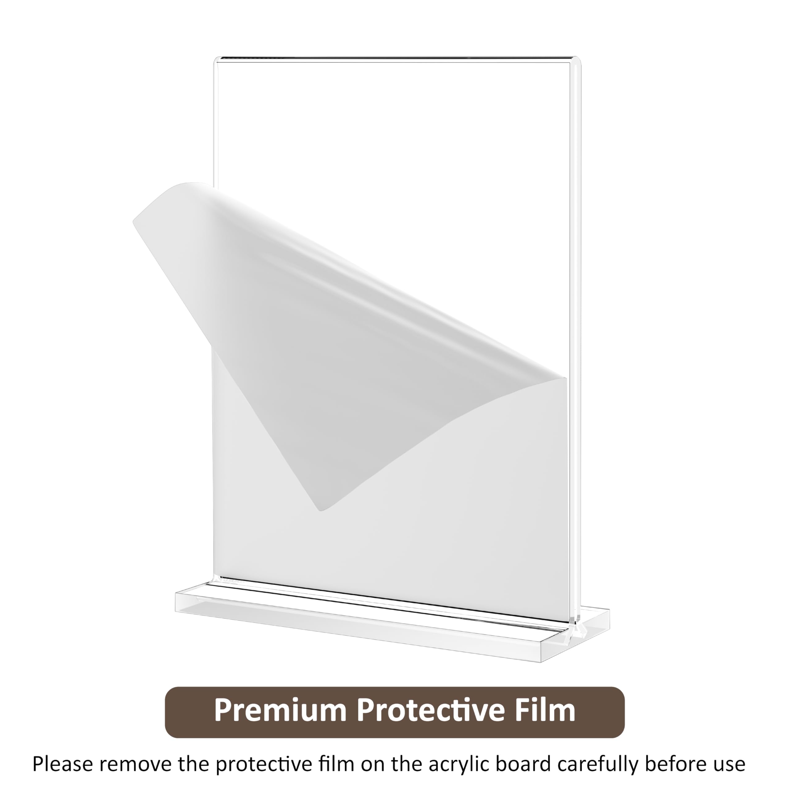 Snapklik.com : 8.5x11 Acrylic Sign Holder 5 Pack, Vertical Double-Sided ...