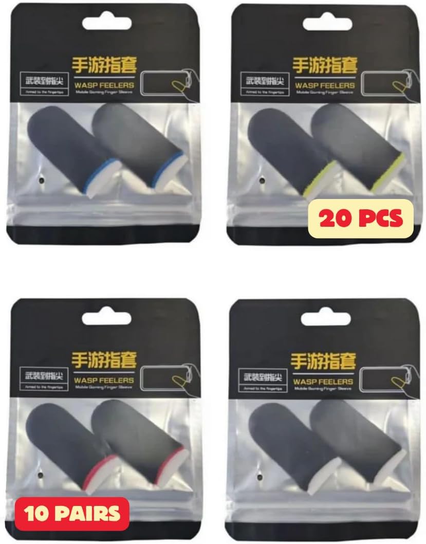 Suffix Retail ® Finger Sleeves for Gaming | Finger Slips for Pubg, Bgmi ...