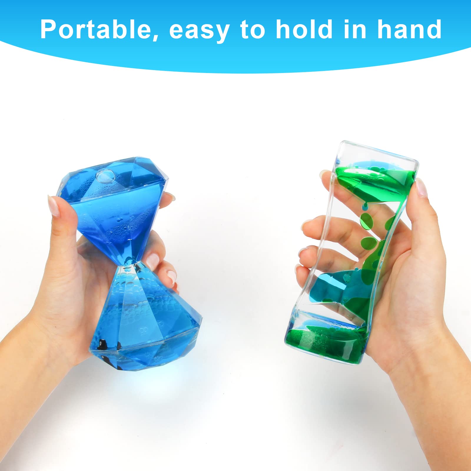 Snapklik.com : Coitak Liquid Motion Bubbler Timer For Sensory Play ...